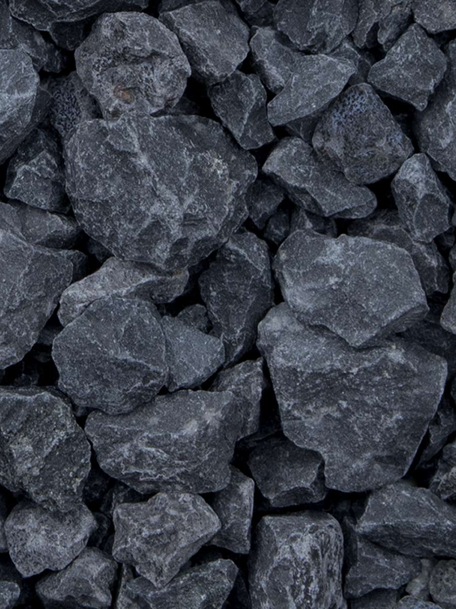 Basalt split losgestort